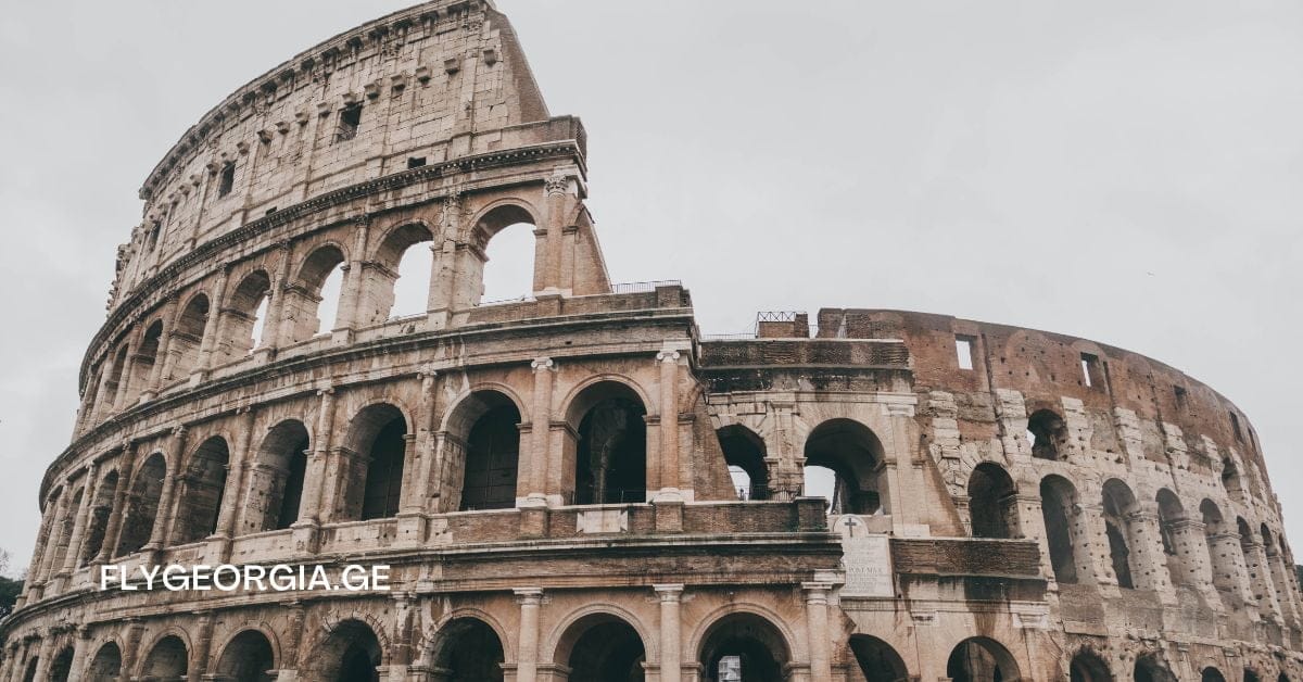 ქუთაისი რომი ავიაბილეთები 179 ლარიდან